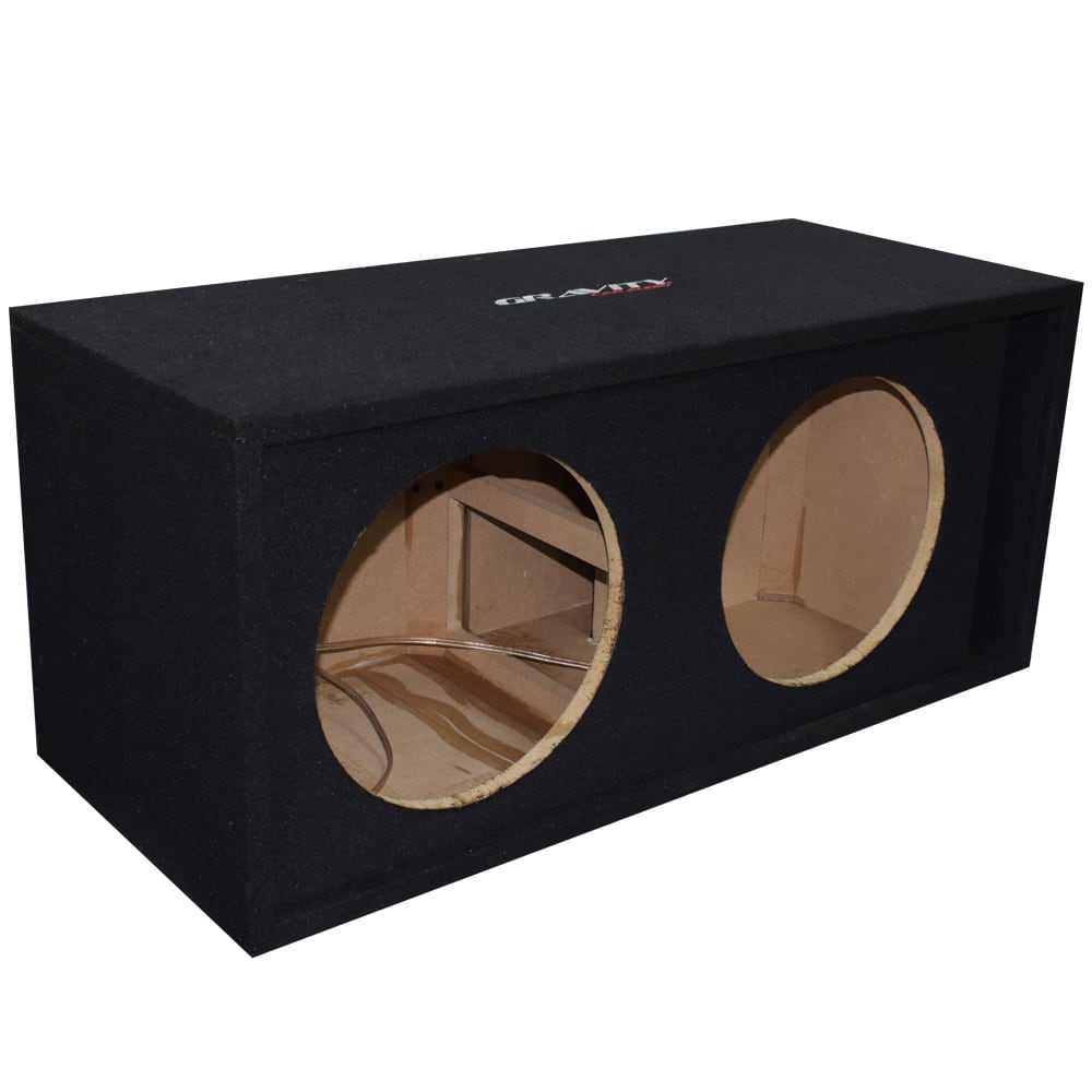 Caja Acústica Doble p/Subwoofer 12" 90x43x38cm - WBX200 - Gravity Car ...